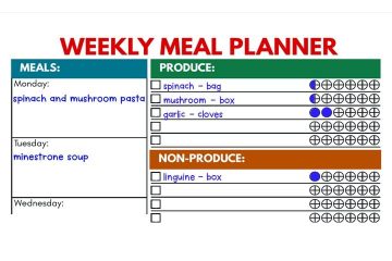 Best Meal Planner Template [Free Printable!]