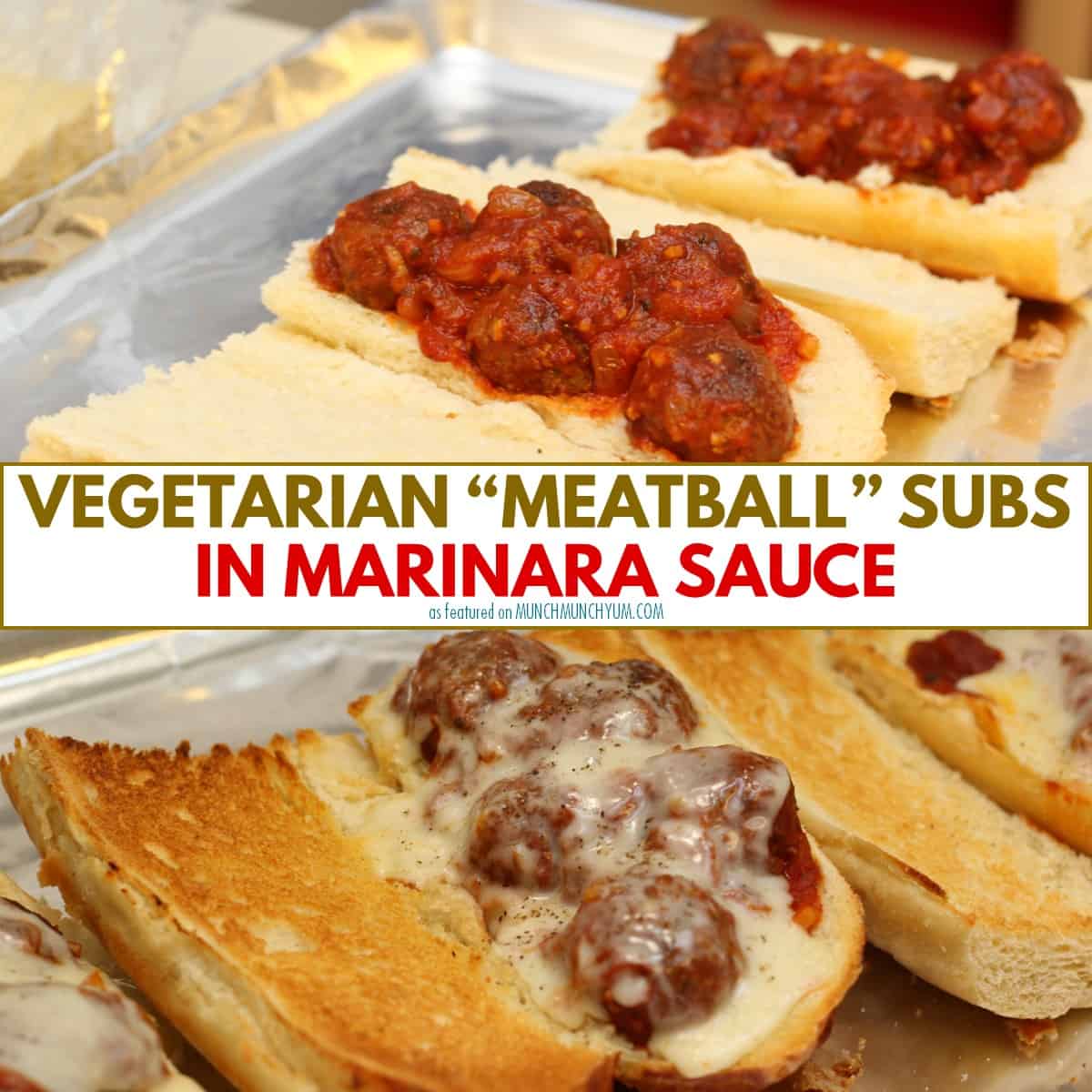 SUPER EASY Vegetarian Meatball Subs [Perfect for Kids!]