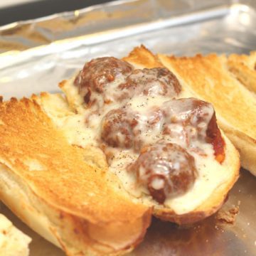 SUPER EASY Vegetarian Meatball Subs [Perfect for Kids!]